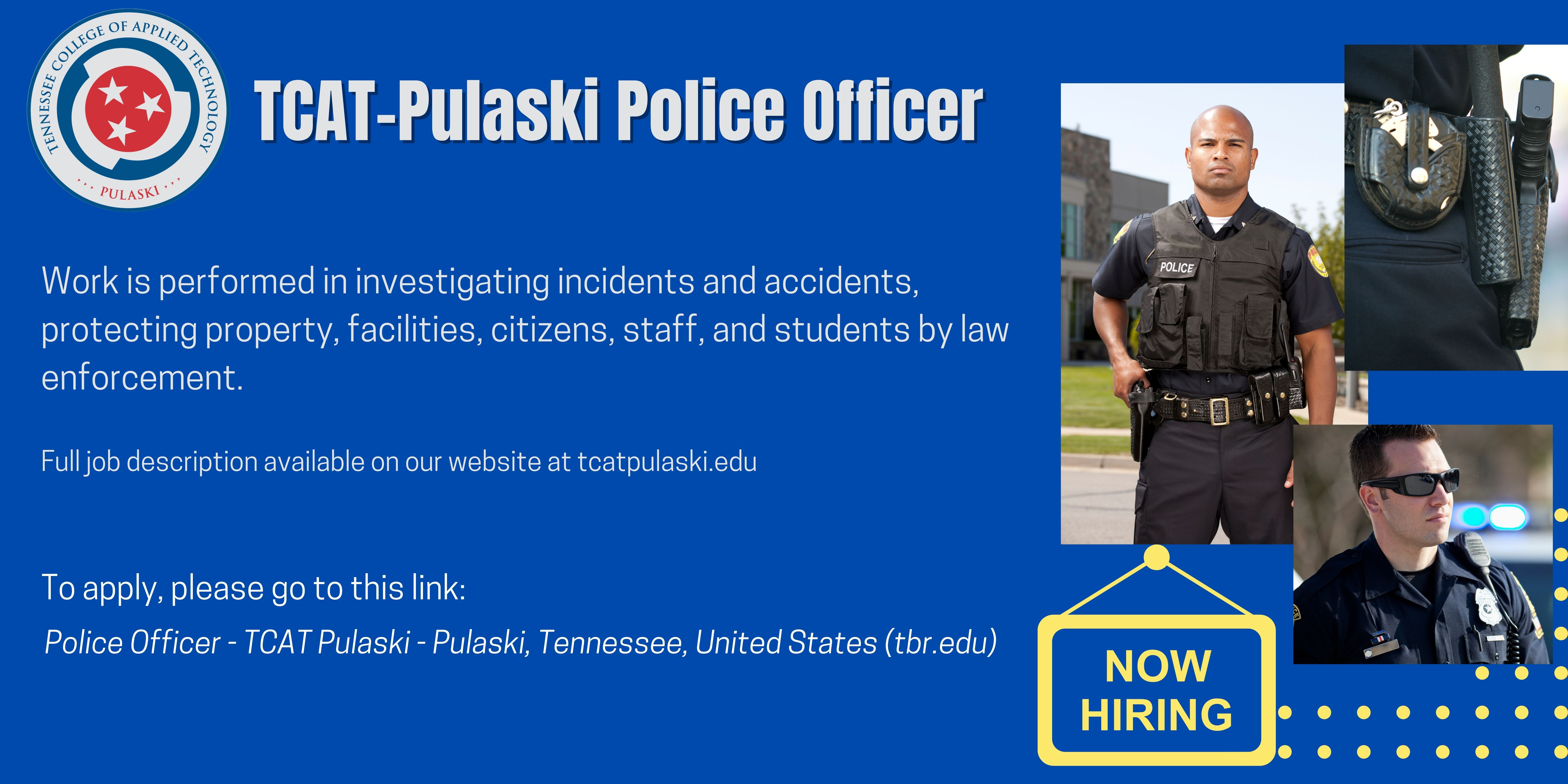 police officer position (4).jpg | TCAT Pulaski